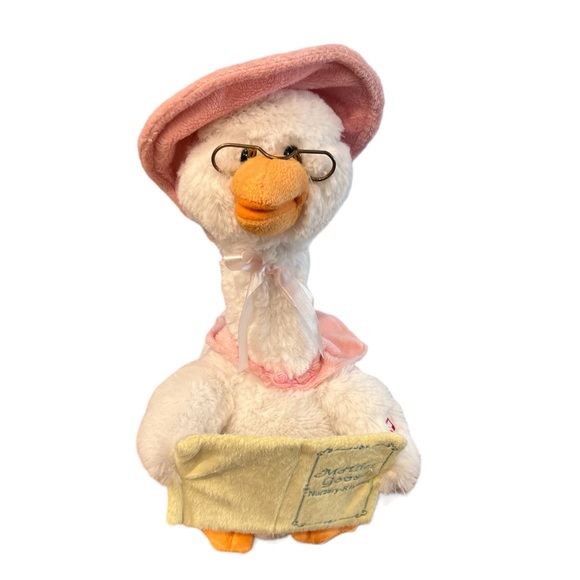 Toys | Cuddle Barn Animated Mother Goose Stuffed Animal Reads Nursery ...